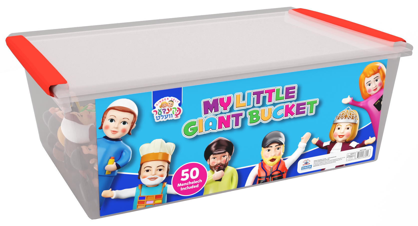 Kindervelt Mega Bucket (50 Menchees) +Free Shipping
